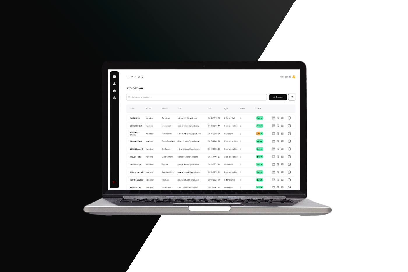 CRM sur mesure HVNOS : Gérez votre entreprise avec efficacité CRM sur mesure HVNOS : Gérez votre entreprise avec efficacité